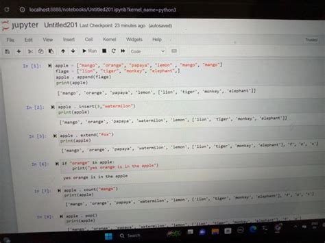 Md Shahrukh Iqbal On Linkedin Paython Code On List