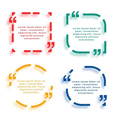 Free Vector Web Quotation Mark Icon Template For Web Dialog Or Speech Vector