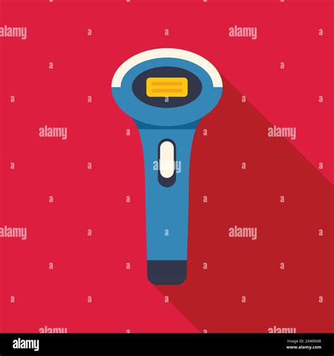 Electronic Barcode Scanner Scanning Bar Code With Red Background Stock Vector Image And Art Alamy