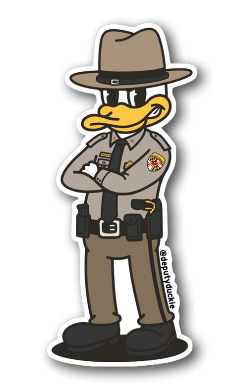 Deputy Duckie State Police Duckie Tan Green