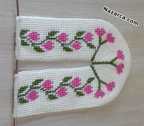 HER SATIRI İLE TUNUS PATİKTE DESEN YERLEŞİMİ Nazarca