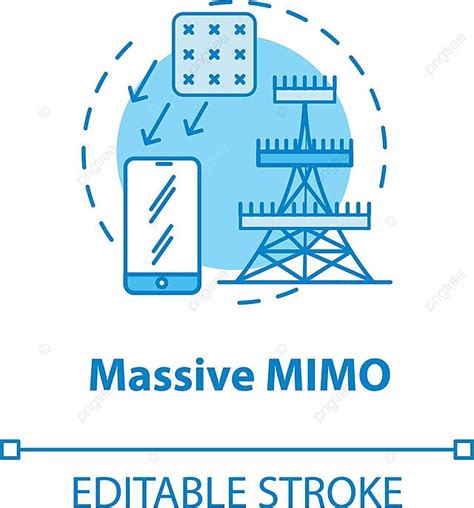 5g Telecom Tower With Massive Mimo Icon Art General Network Vector Art