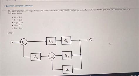 Solved Question Completion Status The Controller For A Chegg