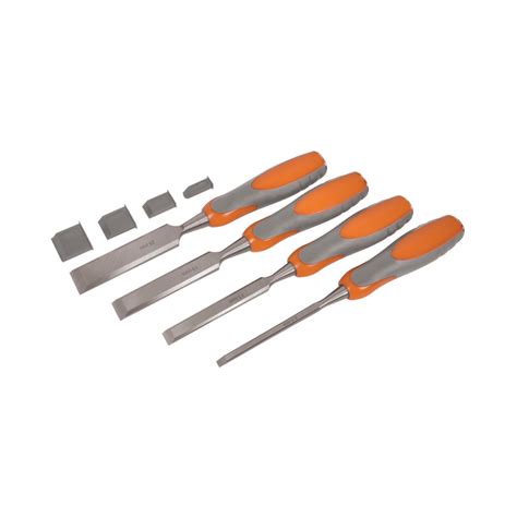 Wood Chisel Set 4 Piece Set 6 5 13 19 And 25mm Saftec
