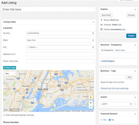 Adding And Managing Listings Directories Pro Documentation