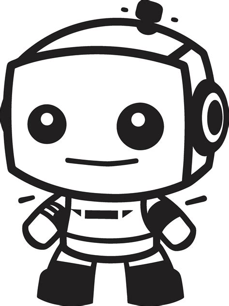Digi Buddy Crest Compact Robot Logo For Digital Connections Pint Sized