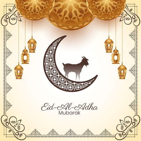 Eid Al Adha Mubarak Islamic Festival Greeting Background 24802049