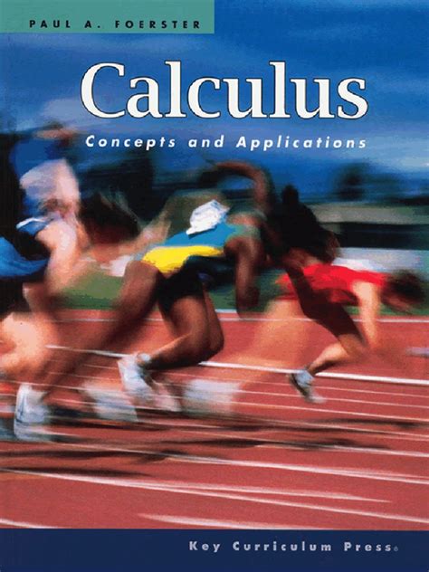 Calculus Concepts And Applications Foerster Pdf Integral Function Mathematics