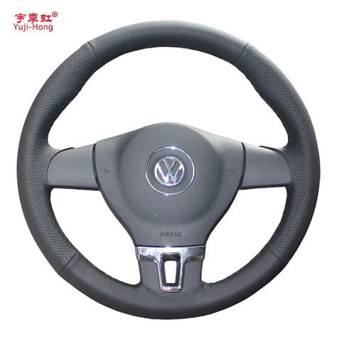 Yuji Hong Car Steering Wheel Covers Case For Volkswagen VW Tiguan