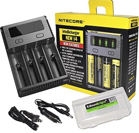 Купить универсальное зарядное устройство Nitecore i4 NEW