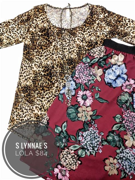 Leopard Print Lularoe Lynnae And Floral Lola Outfit