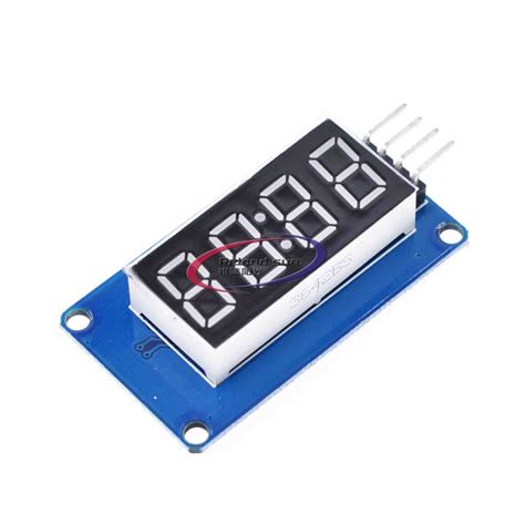 1pcs 4 Bit TM1637 7 Segmentos Tubo De Visualización Digital Rojo 4 Dígitos LED Módulo Para ...