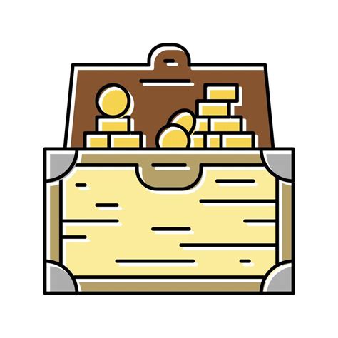 Open Chest Color Icon Vector Illustration 18999763 Vector Art At Vecteezy