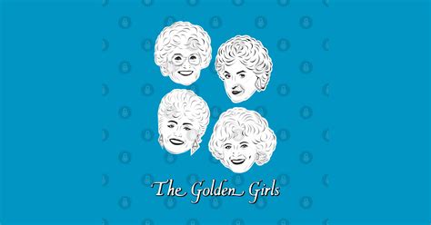 The Golden Girls Complete Set Logo The Golden Girls Sticker Teepublic