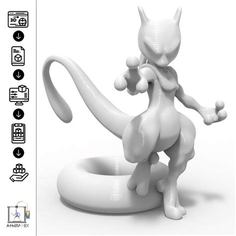 Fichier 3d Gratuit Mewtwo Stl Pokemon 150 Art・design Pour Imprimante 3d