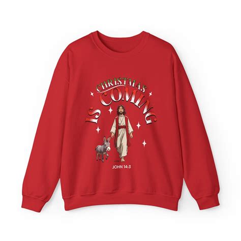Jesus Christmas Sweater Festive Ugly Sweater With Christian Holiday