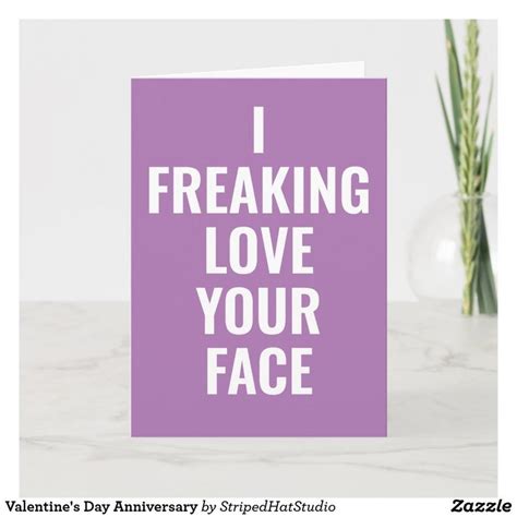 Valentines Day Anniversary Card Zazzle