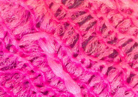 Bright Pink Pattern Fragment Of Fabric Textile Image Under The