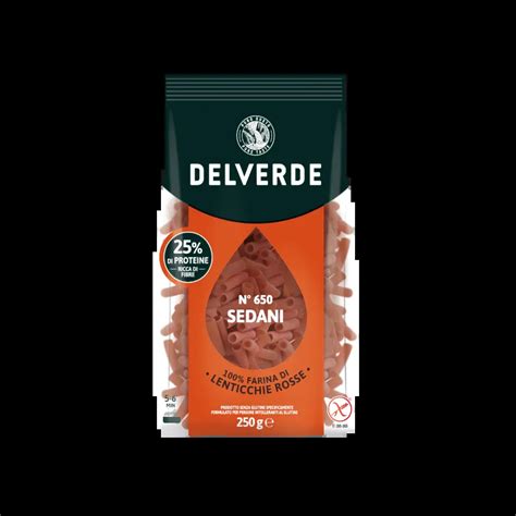 Sedani 100 Farina Di Lenticchie Rosse Delverde