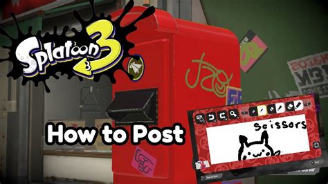 How To Make A Post Drawing In Splatoon 3 Splatoon 3 Youtube
