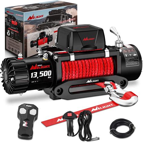 Brandclub Nilight 12v Electric Winch 13000lbs Atv Trailer Winches