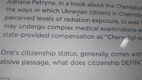 Ones Citizenship Status Generally Comes Studyx