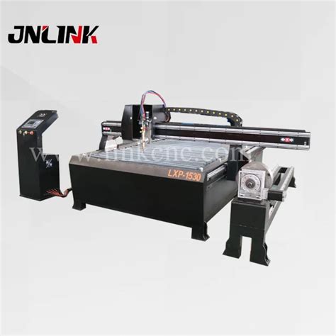 JNLINK Cnc Plasma Cutting Machine Price Plasma Metal Cutter With Rotary Axis For Pipe Tube Cut