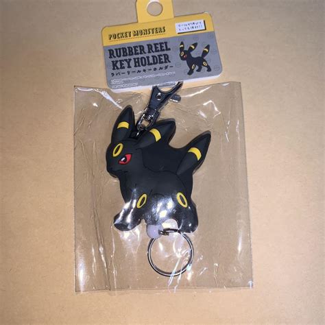 ポケットモンスター ブラッキー ラバーリールキーホルダー メルカリ