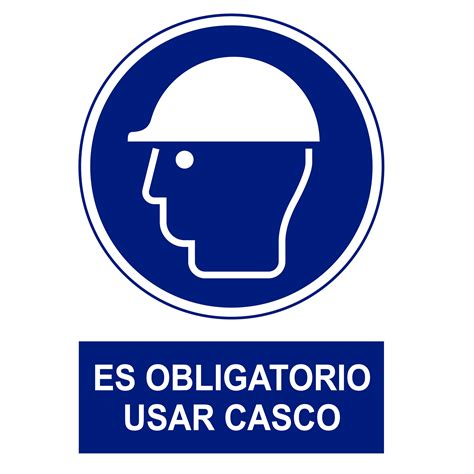 SeÑal Homologada De Obligatorio Usar Casco Ambar Itc
