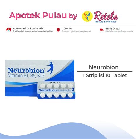 Jual Neurobion Tablet 1 Blister Isi 10 Tablet Suplemen Menjaga