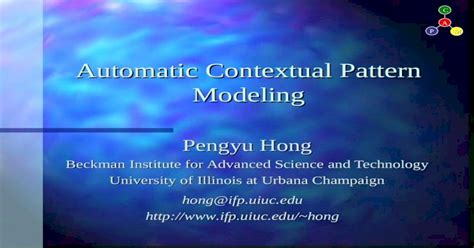Ppt Automatic Contextual Pattern Modeling Dokumentips