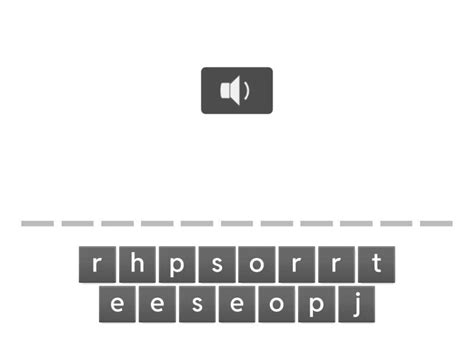 Science Terms Spell The Word