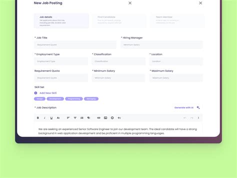 Design UI UX Friendly Intuitive Scalable HR Management WebApp With