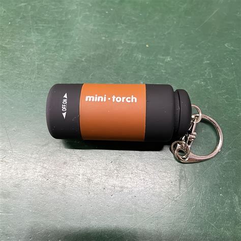 1pc Travel Outdoor Portable Flashlight Small Keychain Light Usb Charging Flashlight Strong Light