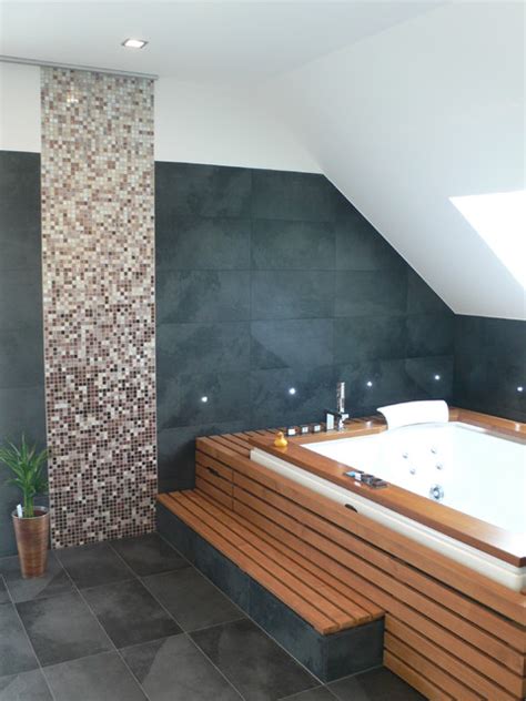 Elternbad Mit Dusche Separatem WC Modern Badezimmer Sonstige