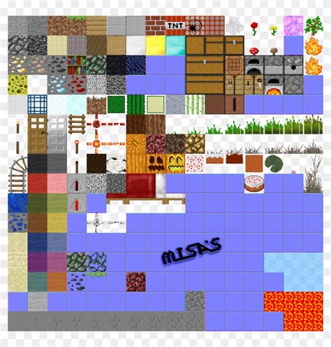Show You The Terrain Minecraft Block Sprite Sheet Clipart 3898189