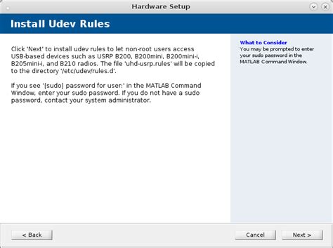 guided usrp radio support package hardware setup matlab and simulink