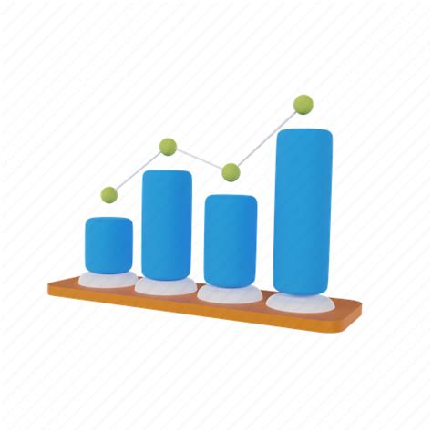 Graph Chart Bar Analytics Data Diagram Finance 3d Illustration Download On Iconfinder
