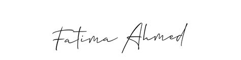 94 Fatima Ahmed Name Signature Style Ideas New Esignature