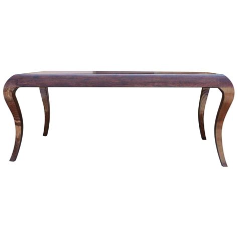 Custom Mystic Cabriole Leg Dining Table Mortise And Tenon