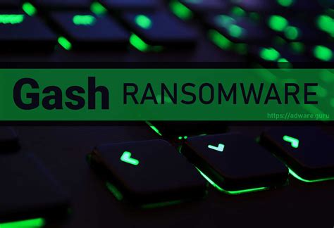 Gash Virus Removal Guide Decrypt Gash Files Adware Guru