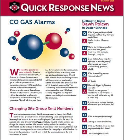 Co Gas Alarms Quick Response Monitoring Protecting Your Customers