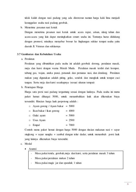 Contoh Proposal Usaha Roti Bakar Lengkap Pdf