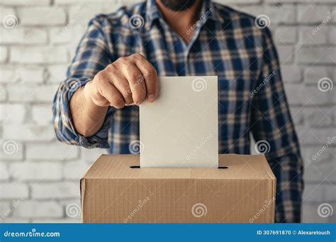 Anonymous Voting Process Stock Illustration Illustration Of Citizen