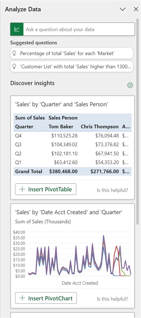 Excel Ai Features Analyze Data Advantedge Training And Consulting