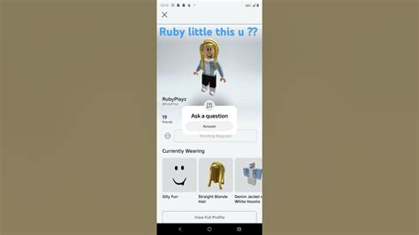 This U Ruby Little If Yes Accept My Friend Request 🫵👹👹👹 Youtube