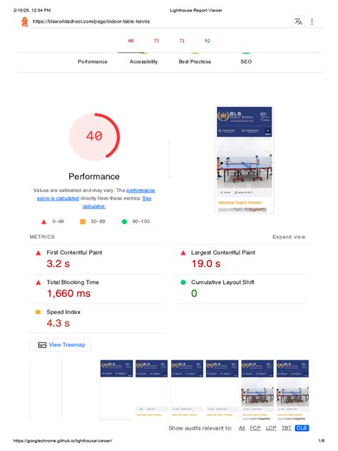 Lighthouse Report Viewer Pdf Page Layout Accessibility
