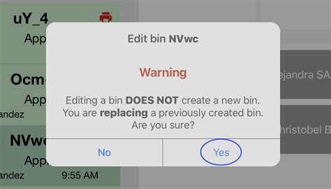 Edit Or Delete Individual Bin Records Hectre Help