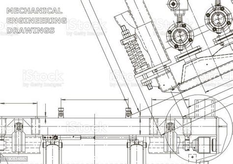 向量工程圖示封面傳單橫幅背景向量圖形及更多computer Aided Design圖片 Computer Aided Design
