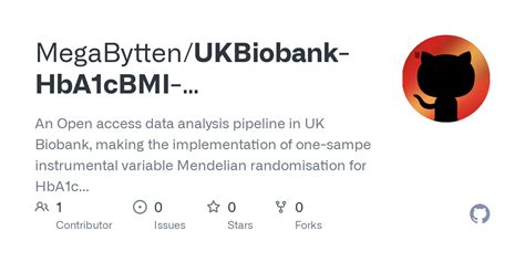Github Megabyttenukbiobank Hba1cbmi Mendelianrandomisation An Open
